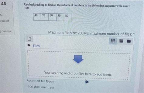 Solved 46 Use Backtracking To Find All The Subsets Of Chegg Com