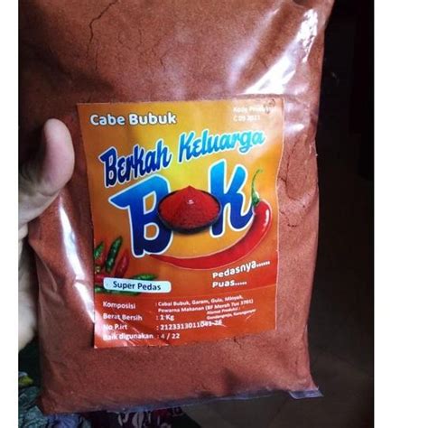 Jual New Cabe Bubuk Super Pedas 1kg Original Cabe Bubuk Pedas Shopee