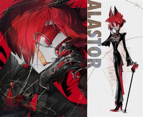 Alastor Looking Sexy In Black 🖤 By Mbdtz Rhazbin