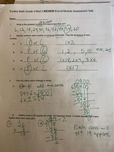 Mrs Greco S Classroom Math Review Sheets