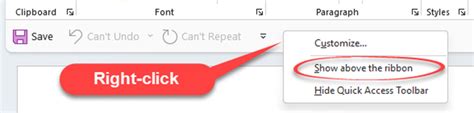 Microsoft Fixes Their Quick Access Toolbar Changes Office Watch