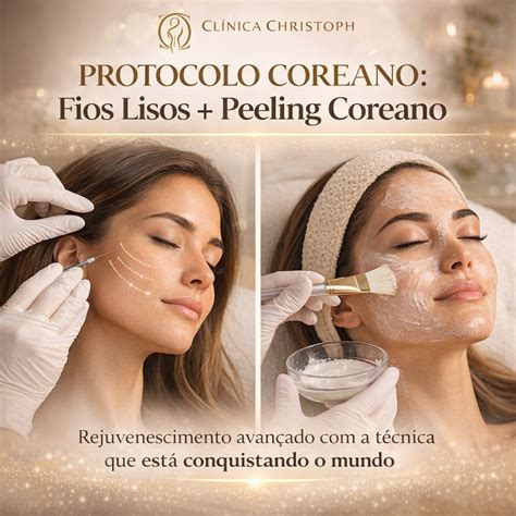 Protocolo Coreano De Rejuvenescimento Fios Lisos Peeling Coreano