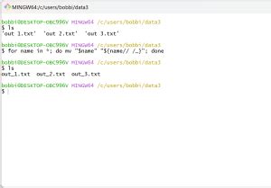 Bash How To Replace Space With Underscore With Example Collecting Wisdom