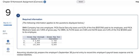Solved Chapter 9 Homework Assignment Connect I Required Chegg Com