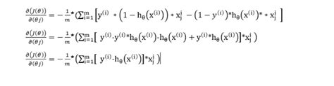 Confused In The Gradient Descent Of The Logistic Log Loss Function