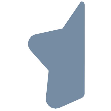 Star Half Vector SVG Icon SVG Repo