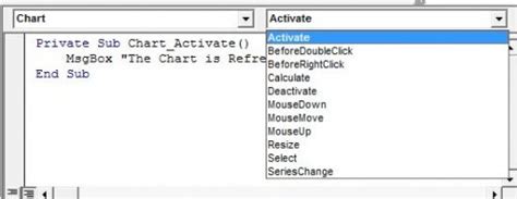 The Events In Excel Vba