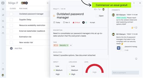 Modèle De Matrice Des Risques Pour Excel Gratuit Projectmanager