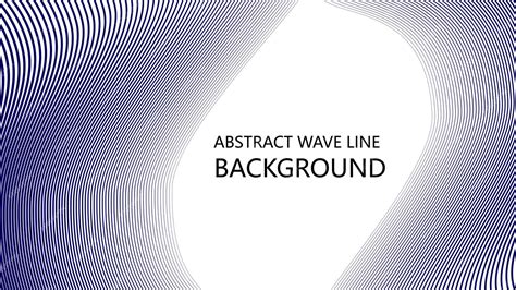 Premium Vector Abstract Blue Wave Lines Pattern On White Background With Space For Your Text