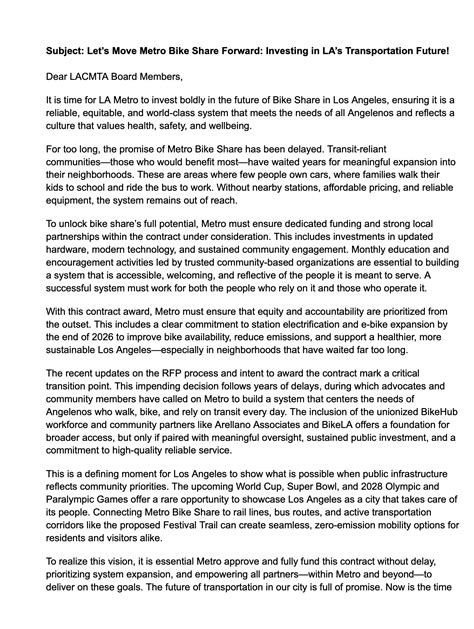 A Robust Public Bike Share Program Is Vital To Our Transportation System Move La