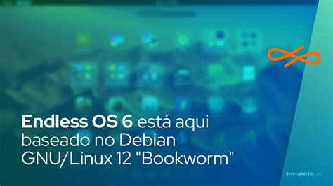 Endless OS 6 está aqui baseado no Debian GNU Linux 12 Bookworm