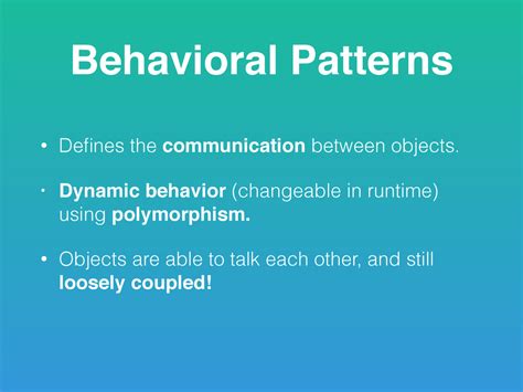 Behavioral Design Patterns Speaker Deck