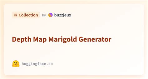 Depth Map Marigold Generator A Buzzjeux Collection