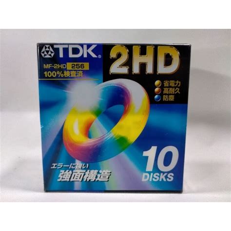 Tdk Ibm Format แผ่นดิส ในซีน แท้ 1 44 Flopply Disk 2hd จุ 10แผ่นในกล่อง ของใหม่ Shopee Thailand