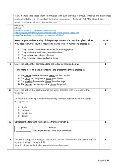 SOLUTION Cbsc Class X Notes English Sample Papers Studypool