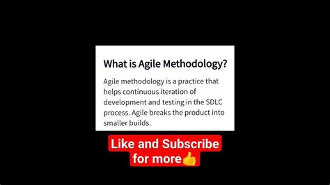 What Is Agile🤔 In Telugu Agile Methodology Agile Process Software Testing Techagent20