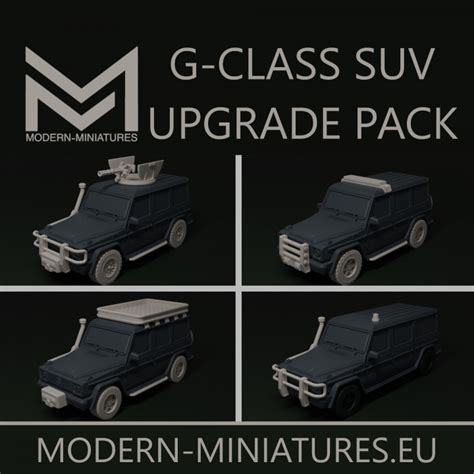3d Printable G Class Suv Upgrade Pack By Modern Miniatureseu
