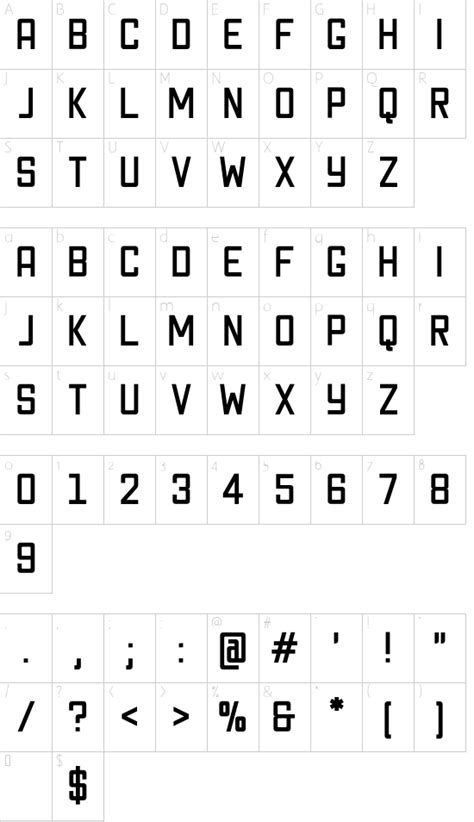 specific font details