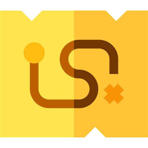 Treasure Map Basic Straight Flat Icon