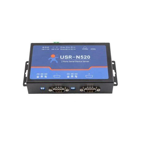 Buy USR N520 IOT 2 Port RS232 RS485 RS422 Serial To Ethernet Converter At Robu In