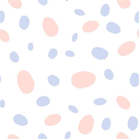 Premium Vector Abstract Polka Dot Seamless Vector Pattern In Pastel Colours