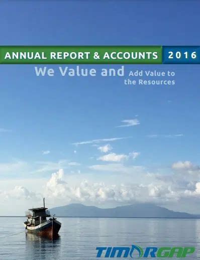 Annual Reports Timor Gap E P