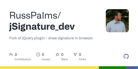 GitHub RussPalms JSignature Dev Fork Of JQuery Plugin Draw Signature In Browser