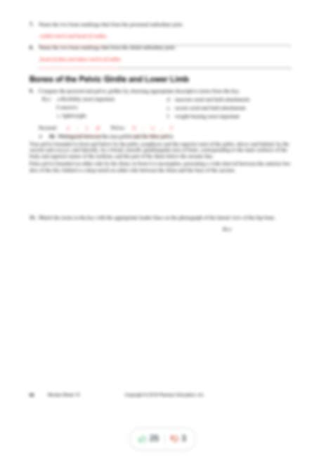 SOLUTION Exercise 10 The Appendicular Skeleton Compress Studypool