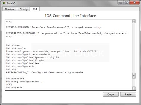 Lab 1 3 Konfigurasi Password Di Packet Tracer Part Switch Cyber Duck