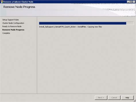 Uninstalling A Sql Server Clustered Instance