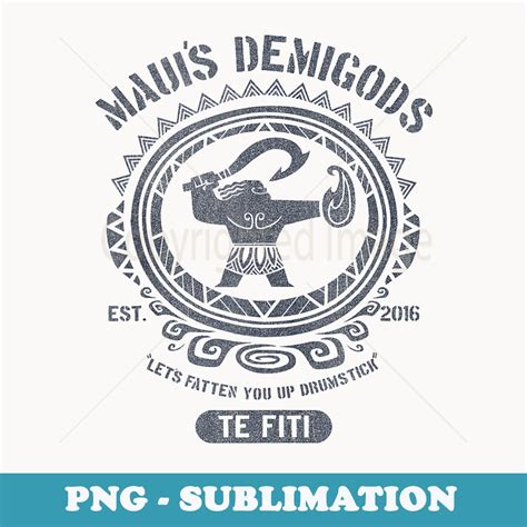Disney Moana Mauis Demigods Artsy Circle Portrait Png Subl Inspire