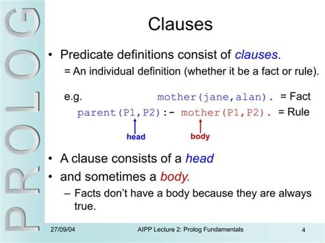 prolog fundamentals for beeginers in windows ppt