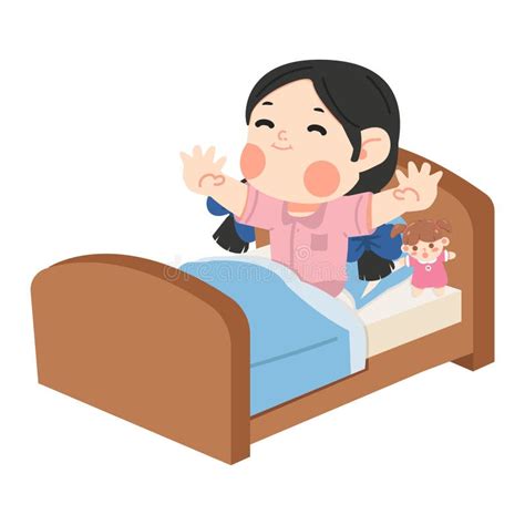 Cartoon Waking Up In Bed