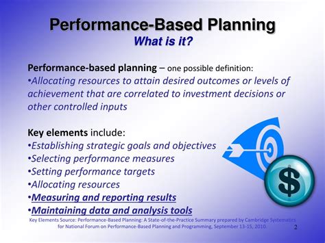Ppt Performance Based Planning At Cdot Powerpoint Presentation Free