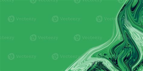 abstract wavy liquid blend green white copy space design background