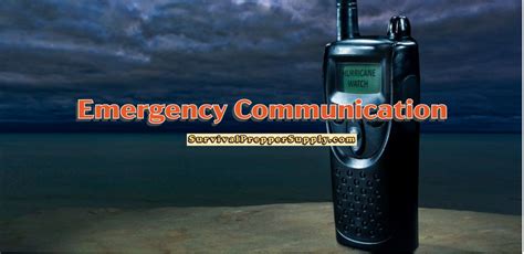 Emergency Communication Survival Devices Checklist Survival Prepper Supply Kits