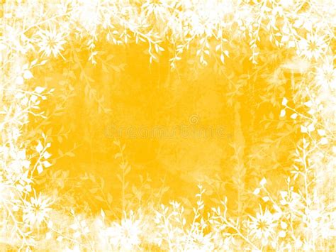 Yellow Leaf Border Stock Illustration Illustration Of Design 3252427