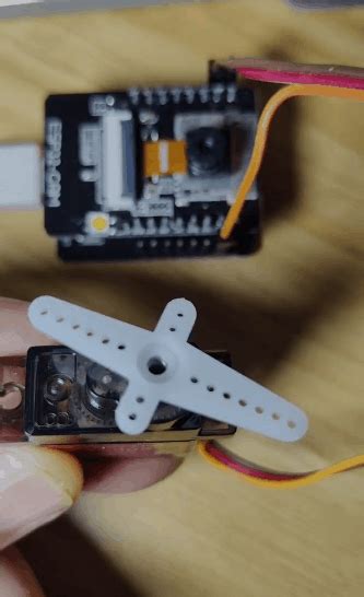 【花雕学编程】arduino动手做（230） 使用esp32 Cam驱动mg90s舵机 Makelog造物记
