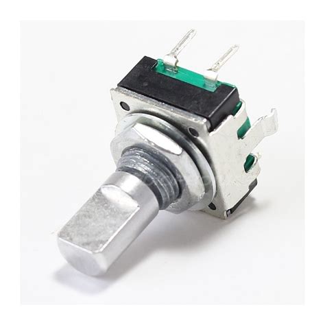 BOURNS PEC11R Rotary Digital Encoder 24 Steps Push Button Flat Axis Audiophonics