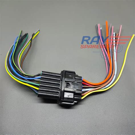 Jual Soket Sambung Kabel 12 Pin Waterproof Anti Air Universal Socket