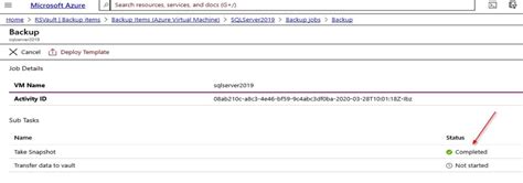 Restore An Azure Sql Vm Using Recovery Services Vault