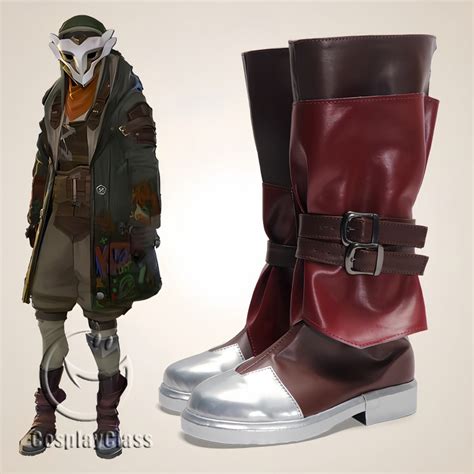 League Of Legends Arcane Lol Ekko Cosplay Boots Cosplayclass