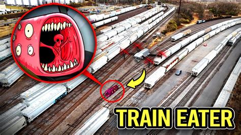 Drone Catches Train Eater In Real Life On Camera Youtube