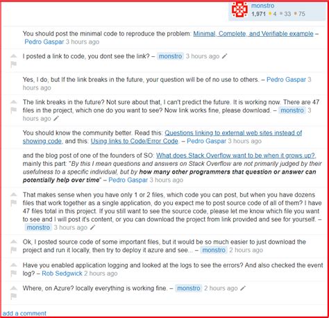 Question With External Link To Code Meta Stack Overflow