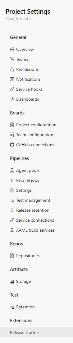 Activating Release Tracker Release Tracker