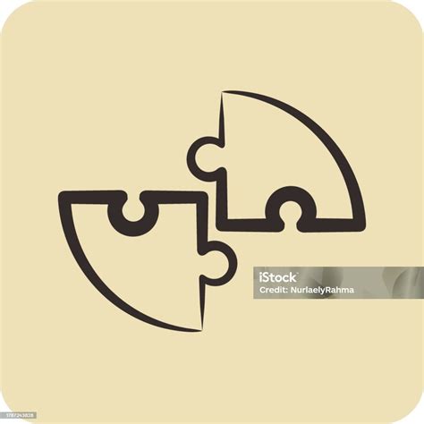 아이콘 퍼즐 교육 기호에 적합합니다 손으로 그린 스타일입니다 심플한 디자인 편집 가능 디자인 템플릿 0명에 대한 스톡 벡터 아트 및 기타 이미지 Istock