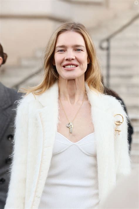 Photo Natalia Vodianova Au Défilé Schiaparelli Collection Haute