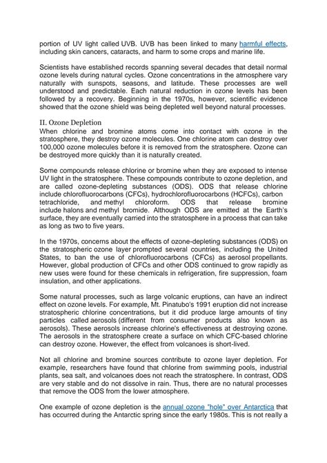 Solution Basic Ozone Layer Science Studypool