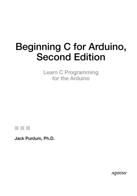 SOLUTION Beginning C For Arduino Studypool