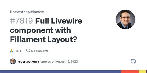 full livewire component with fillament layout · filamentphp filament